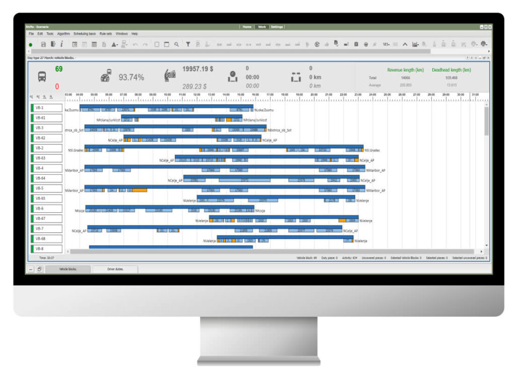 Vehicle Scheduling - MAIOR